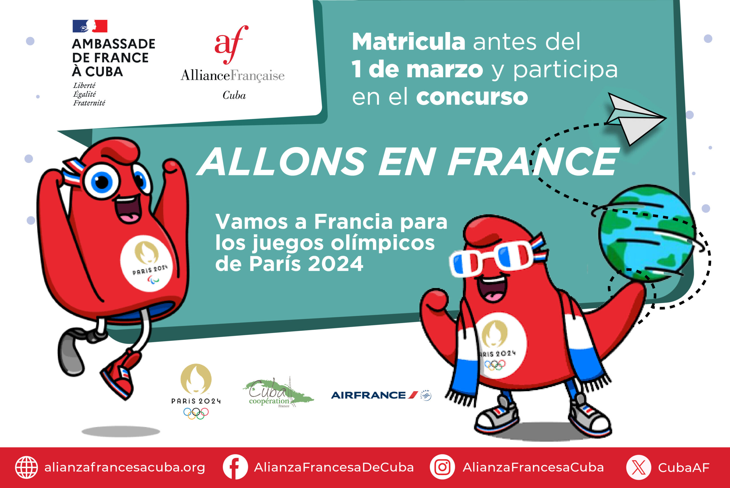 Concours "Allons en France" 2024 - Alianza Francesa Cuba
